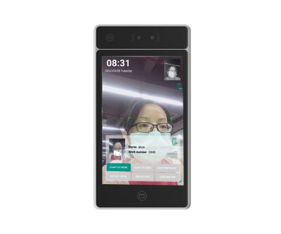 Cina Touchless che sta il dispositivo a 10,1 pollici IP67 di partecipazione di riconoscimento di fronte in vendita
