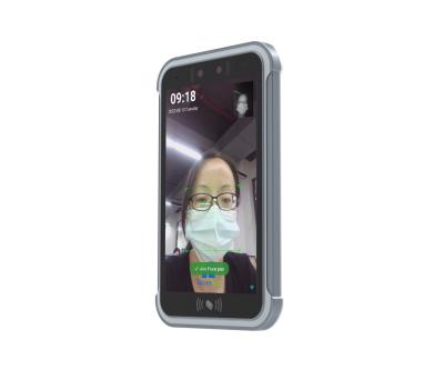 Cina QR Code RFID/controllo di accesso biometrico NASCOSTO di riconoscimento di fronte a 8 pollici in vendita