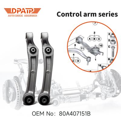 China Front Axle Control Arm 80A407151B 80D407152B for Audi A6 C8 Q5 Lower Track Control Arm for sale