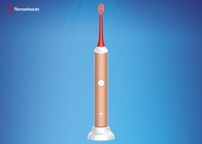 China Orange Rechargeable Electric Toothbrush For Kids 100-240V / 50-60Hz for sale