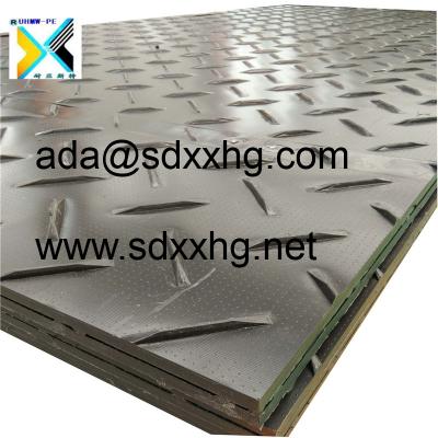 China multifunction hdpe plastics plateground protection mats hdpe checkered plate floor hdpe heavy duty chemical resistant fl for sale