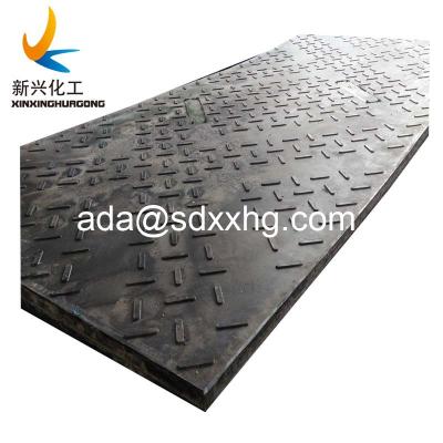 China hdpe ground mat for heavy truck DuraDeck portable access mats swamp excavator mats heavy equipment mud mats for sale