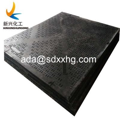 China hdpe plastic drilling rig mats Heavy duty ground protection  helicopter landing mat hdpe ground mat for heavy truck for sale