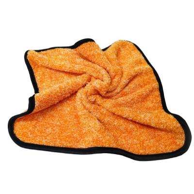 China Double Sided Long Pile Auto Detailing Cloth Cationic Coral Fleece Drying Towel for sale