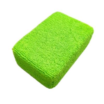 China Microfiber Car Wax Applicator Sponge Detailing Applicator For Sealant Conditioner for sale