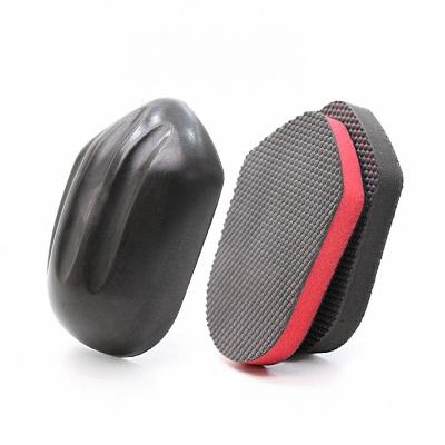 China Auto Detailing Hand Clay Bar Sponge Block Clay Bar Pad With Holder for sale