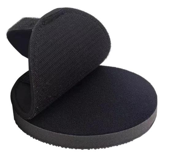 Quality Round Black Hand Strap Applicator 150mm For Clay Pad for sale