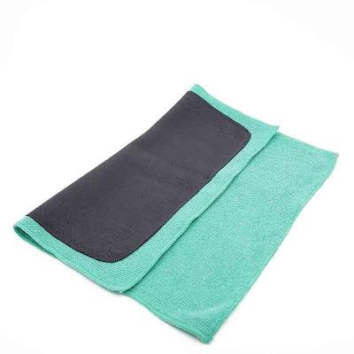 China Fine Grade Green Auto Clay Cloth 30x32cm Overspray Remove for sale