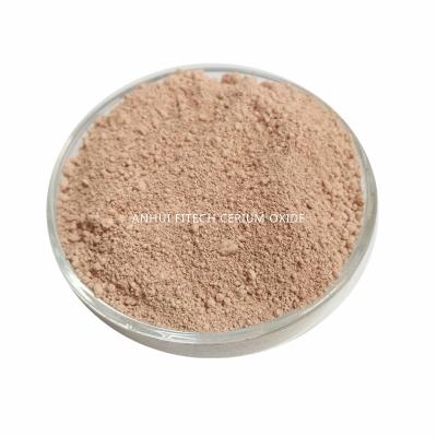 China Red Cerium Oxide Polishing Powder with Praseodymium TREO：99.5%,Pr：0.6% for sale