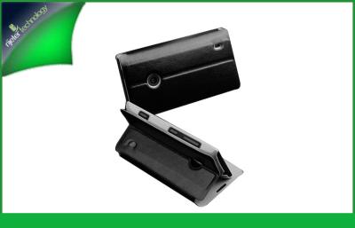 中国 黒い PU の革 Lumia 立場の本様式の 520 のノキアの携帯電話の箱 販売のため