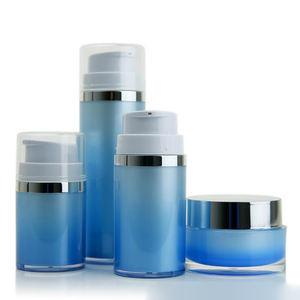 중국 금 에어리스 펌프 혈청 화장품병 15 밀리람베르트 여행 병 비 누출 판매용