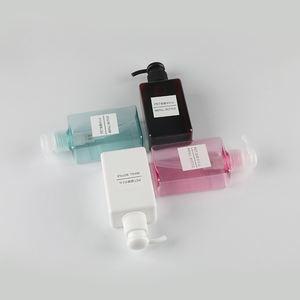 中国 正方形の形ボディ化粧品PETGびん250ml容量PPは材料をポンプでくむ 販売のため