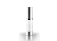 China Square Acrylic Airless Pump Bottle Refillable 20ml 30ml 50ml 100ml for sale