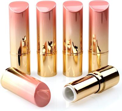 China Blush Brush Makeup Tool Set Custom Lipstick Tube Packaging Screen Printing for sale