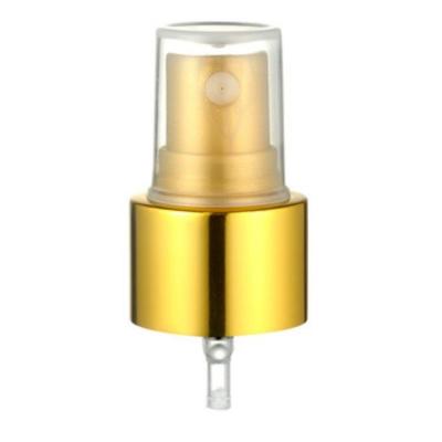 China 20mm UV Gold Fine Spray Lastic Perfume Mist Pump Product Keyword Mist Sprayer for sale