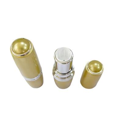 China 3g Customized Colorful Plastic Empty Lip Gloss Container Cosmetic Packaging Round Lipstick Tube for sale