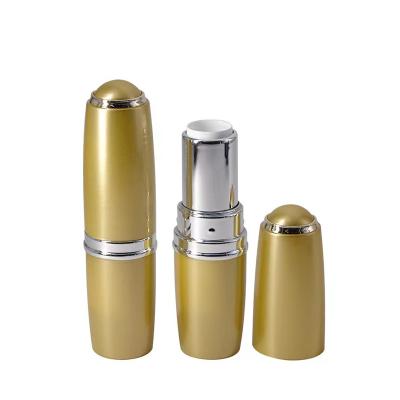 China 3g Customized Colorful Plastic Empty Lip Gloss Container Cosmetic Packaging Round Lipstick Tube for sale