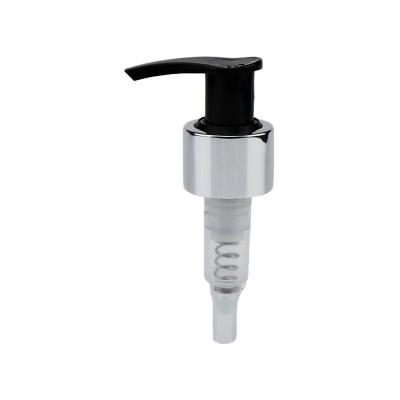 China 24/400 28/410 Spiral Lotion Pump Silver Color Shampoo Pump for sale