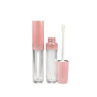 China Custom Empty Screen Printing Lip Gloss Tubes 3-5ml Capacity Plastic Lipstick Packaging for sale
