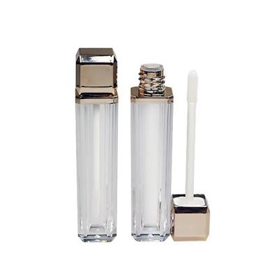 China Moisturizing Lip Gloss Lip Balm Tube 4g Empty Round Mouth Lipstick Tube With Rubber Seal Screw Closure Plastic for sale