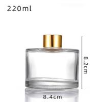 China 100ml 220ml Clear Glass Diffuser Bottle Airtight Perfume Bottle for sale