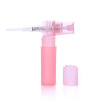 China 3ml 5ml 8ml 10ml PP Plastic Perfume Mist Bottle Press Down Spray Sample for sale