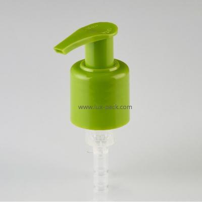 China Dispensador de líquido de cor personalizada de 24mm 28mm Bomba de loção esquerda-direita para cuidados pessoais à venda