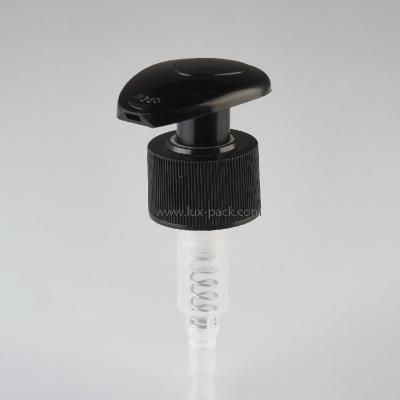China Bomba de loção esquerda-direita para dispensador de líquido de cor personalizada de 24mm 28mm para frasco de shampoo à venda