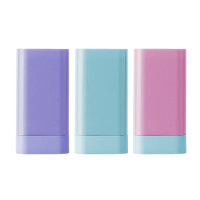 China Custom 20g Empty Deodorant Stick Bottom Swivel with Spring Balm Bottle Cosmetic Blush Tube Plastic Packaging Container Reusable for sale