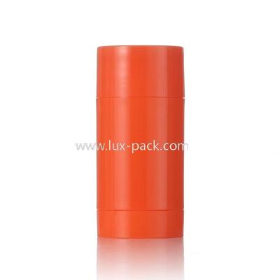 China Deodorant Stick Blush Stick Bottle Lip Balm Bottle Bottom Filling Cosmetic Plastic Packaging Container Reusable for sale