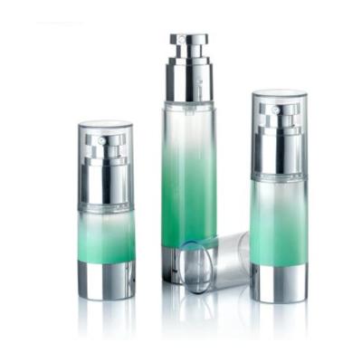 China Special Flat Head 15ml 30ml 50ml Airless Pump Bottle Support Customization for sale
