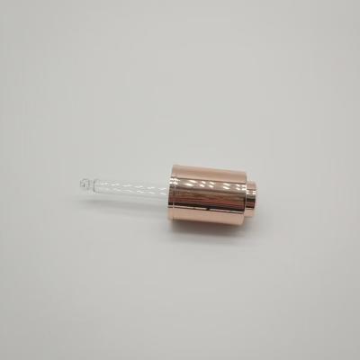 China Custom Color 18mm 24mm Press Down Type Plastic Dropper for Essential Oil Bottle for sale