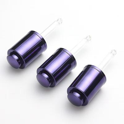 China 18mm 24mm Custom Color Press Down Type Plastic Dropper with UV Protection Features for sale