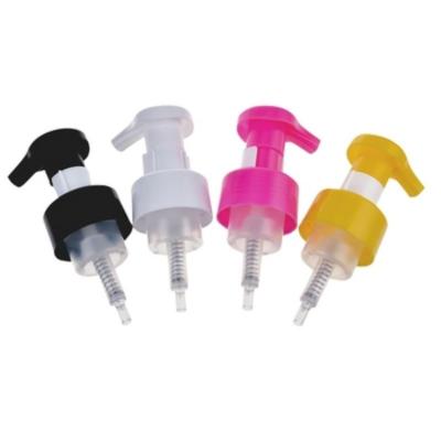 China Rich Colors Acceptable 40/410 42/410 Plastic Foam Dispenser Pump Apply in Personal Care Package for sale