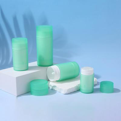 China Rotating Design 30g 50g 75g 100g Double PP Shell Fragrance Container Deodorant Stick for sale