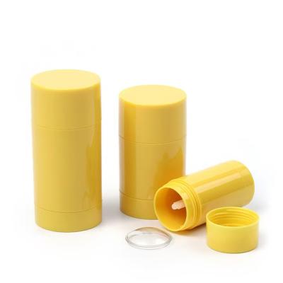 China Cyliner Shape 15g 30g 50g 75g 100g Private Label AS Plastic Empty Deodorant Stick for sale