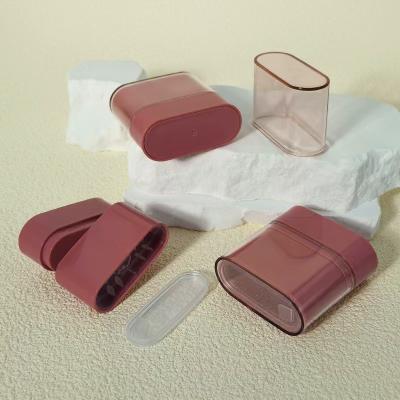 China Blush Tube Plastic Packaging Container Empty Deodorant Stick Bottom Swivel Cosmetic for sale