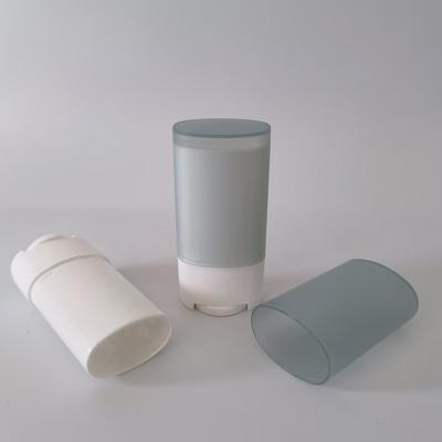 China Deodorant Balm Stick Top Rotation Cosmetic Plastic Packaging Container Reusable for sale