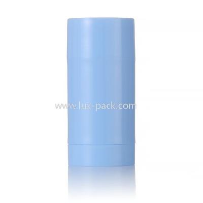 China Stick Top Filling Personal Care Empty All Plastic Oval Shape Deodorant Bottle for sale