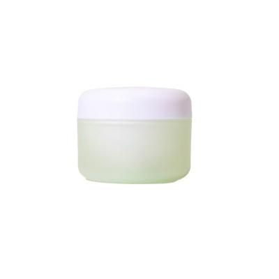 China Big Capacity 50g 100g 200g Round Shape PP Plastic Cream Jar for sale