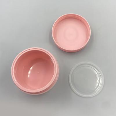 China Matt Surface Eco Friendly 80g Various Color Empty Round Shape PP Plastic Cream Jar for sale