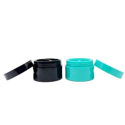 China 50g+50g Customized Color Double Layer Cream Jar For Skin Care for sale