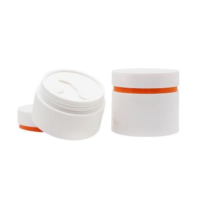 China 10ml 30ml 50ml 75ml Double-layer PP Plastic Cream Jar with Inner Liners for Skin Care Facial Cream for sale