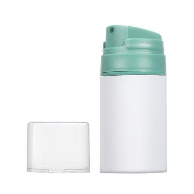 China Various Dispenser Pump 15ml 30ml PP Airless Bottle Accept Multiple Artworks Making for sale