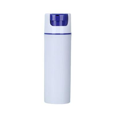 China Unique Pump Design 50ml 100ml Airless Bottle with Crimp Dispenser Pump Accept Customization for sale
