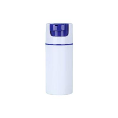 China Unique Pump Design 50ml 100ml Airless Bottle with Crimp Dispenser Pump Accept Customization for sale