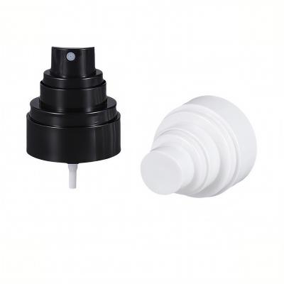 China 20/410 24/410 36/410 Multi-level Steps Shape Smooth Effect Fine Mist PP Plastic Head Big Dosage Making-up Setting Sprayer With AS Plastic Cap for sale