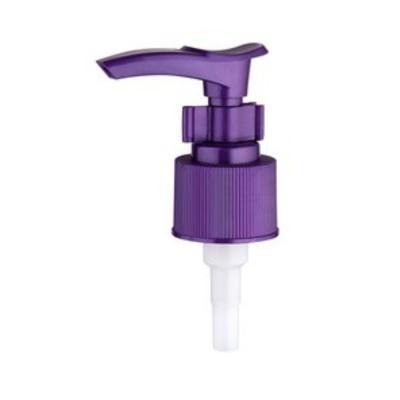 China Multiple Colors Screw Design Lotion Dispenser Pump with Clip Support 24mm 28mm Size for sale