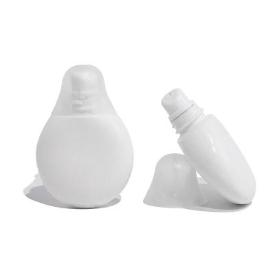 China Matt Surface Transparent Crew Cap PE Container Packaging Lip Mask Bottle for sale