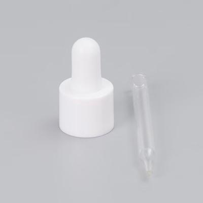 China 18mm 20mm 24mm 28mm Silicone Bulb Gold Silver Smooth Matt Closure Plastic Dropper for Essential Oil for sale